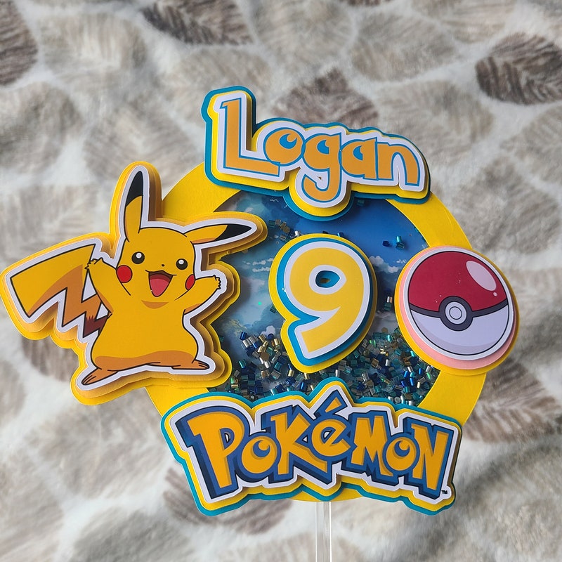 Pokemons Cake Topper - Etsy