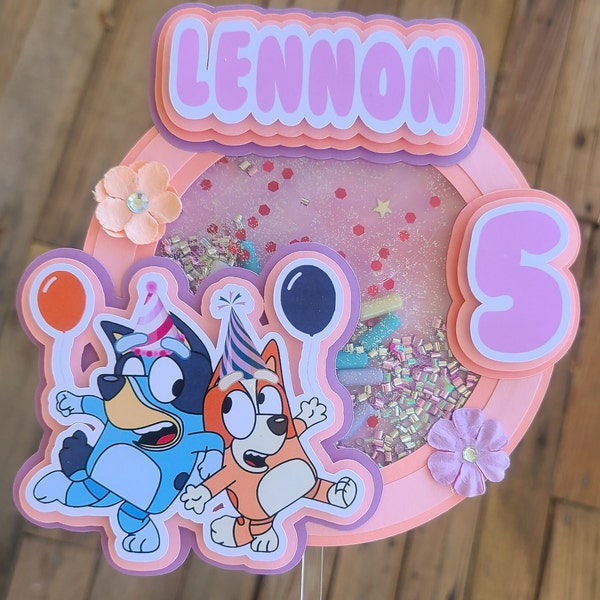 Bluey Cake Topper - Etsy
