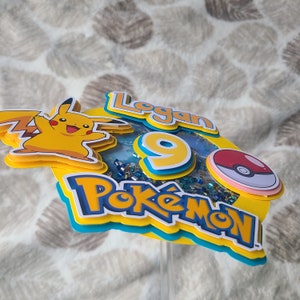 Pokemon Cake Topper - Etsy