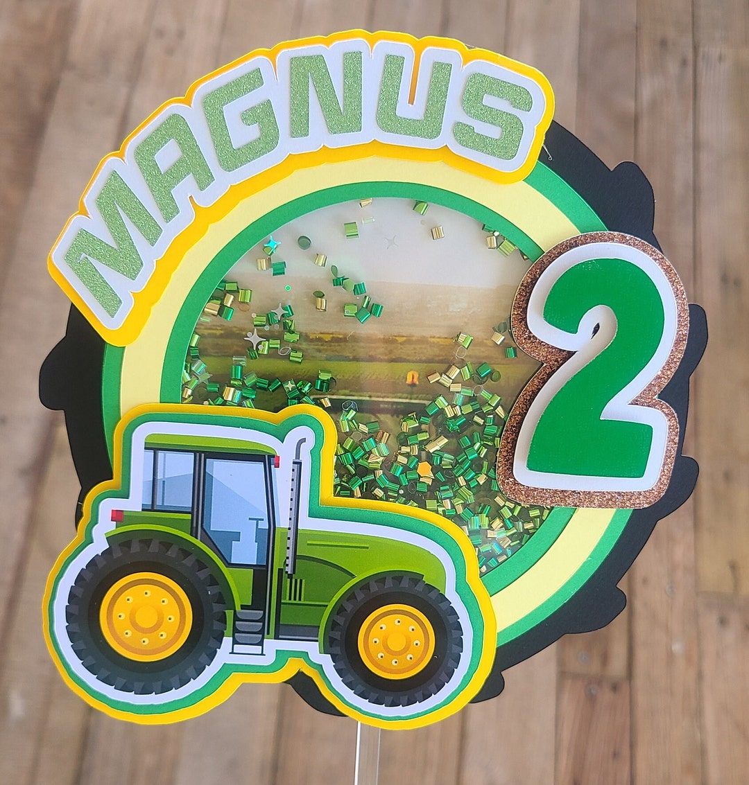 Tractor Cake Topper - Etsy