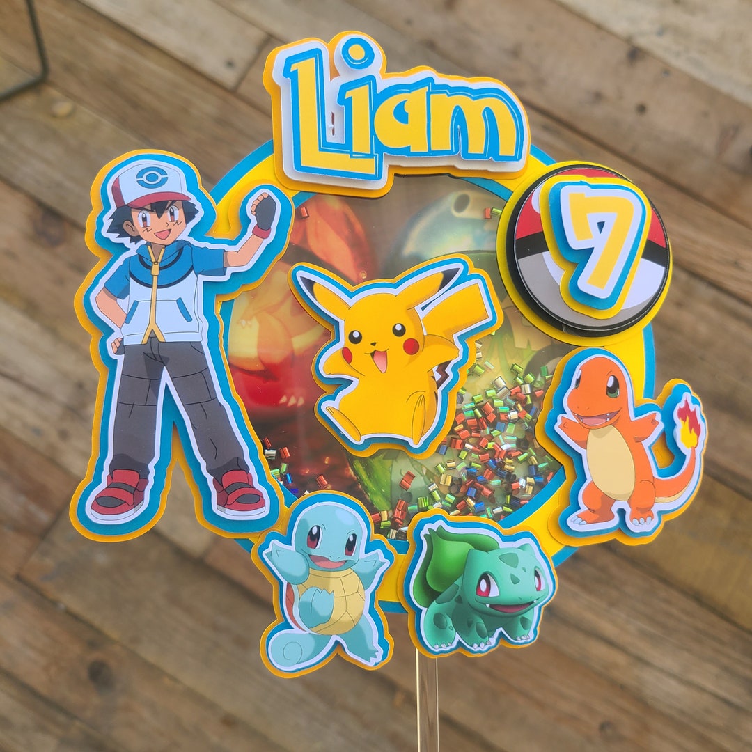 Pokemon Light-up Cake Topper - Etsy
