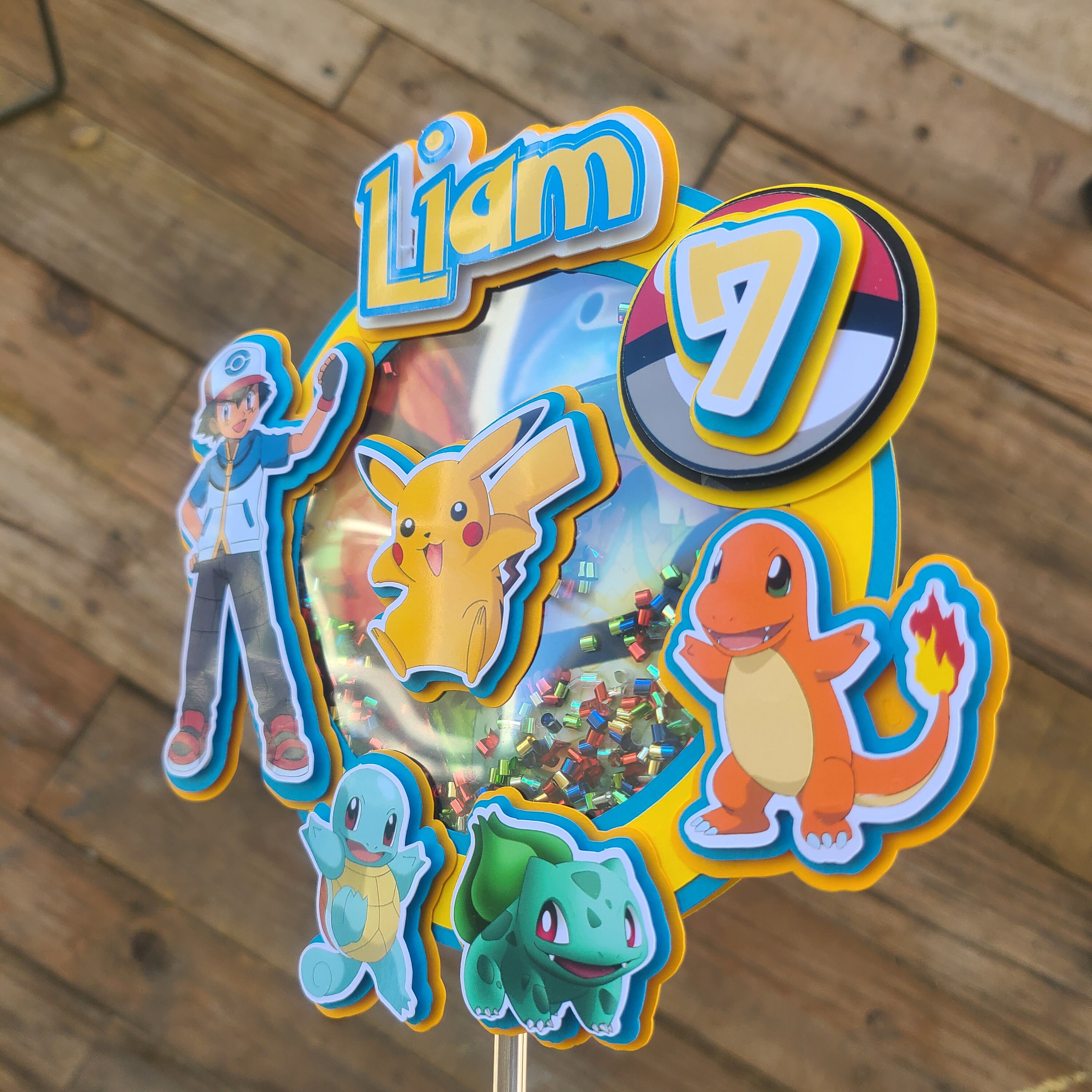 Pokemon Light-up Cake Topper - Etsy