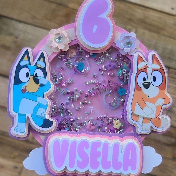 Bluey Cake Topper - Etsy