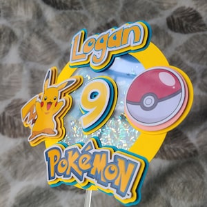 Pokemon Cake Topper - Etsy