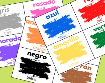 1-20 Printable Spanish Flashcards With Pictures | Bilingual Cards, Kids ...