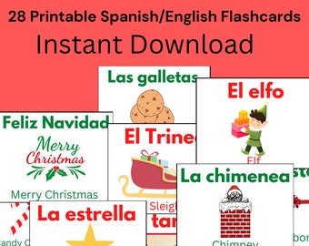 1-20 Printable Spanish Flashcards With Pictures Bilingual Cards, Kids ...
