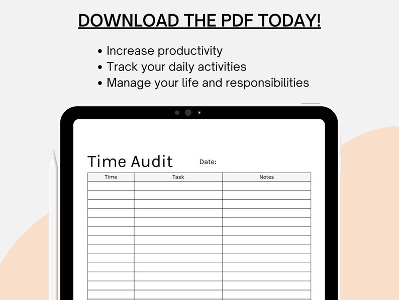 Time Tracker | Printable Time Tracker | Time Tracker Spreadsheet | Time ...