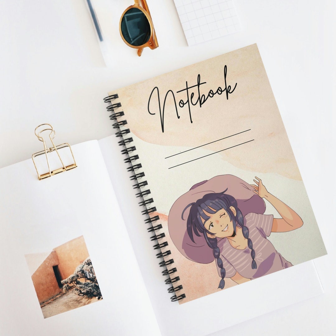Custom Anime Notebook- Ruled Line , Anime Personalized Gift - Etsy