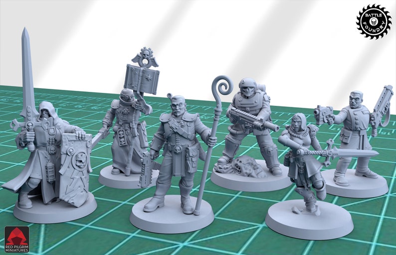 Inquisitorial Agents Team by Red Pilgrim Miniatures - Etsy UK