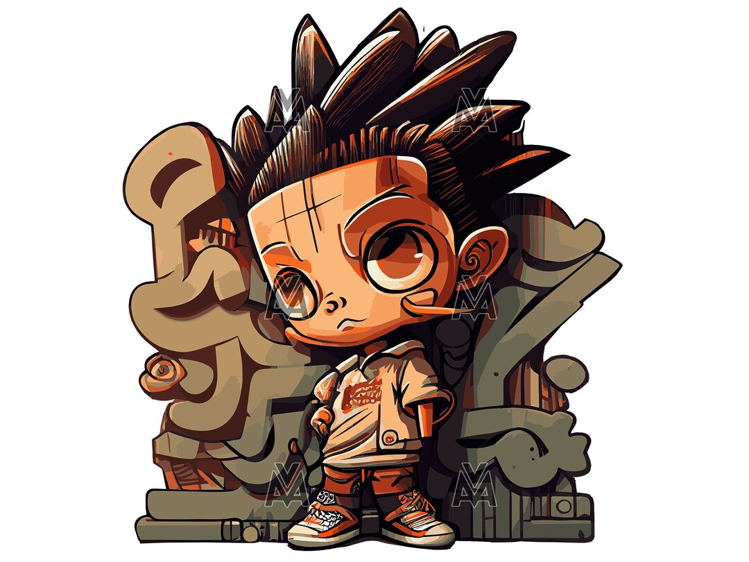 Graffiti Kid SVG Street Art Vector Urban DTG Scalable Artwork - Etsy