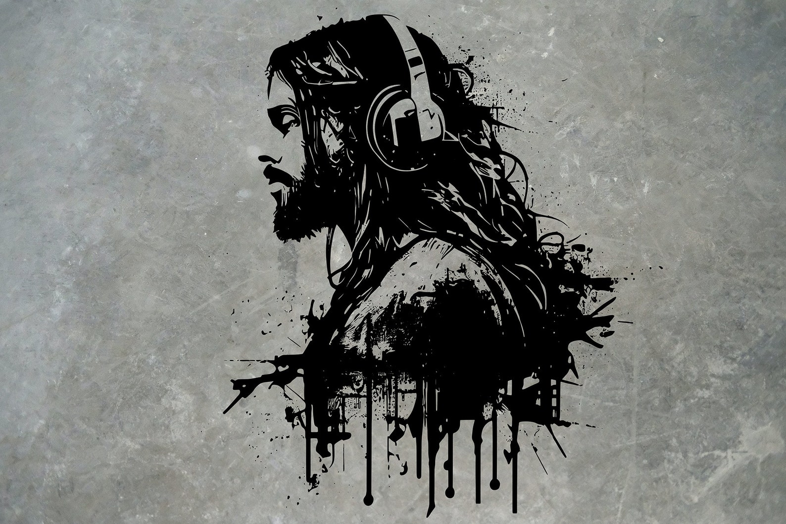 Jesus Christ is a DJ Svg Vector Bundle DTG Scalable High Resolution - Etsy