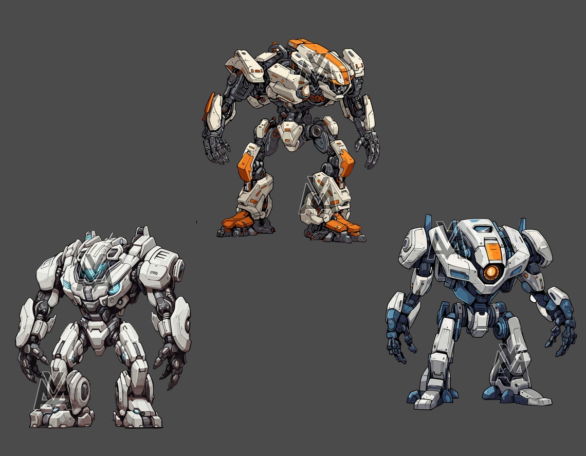 Mech Warrior Mech Robot Mechanical Battle Robot Military Robot Robot ...