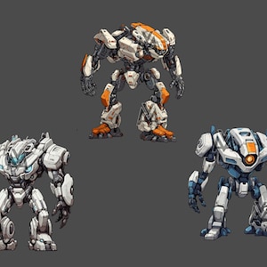 Mech Warrior Mech Robot Mechanical Battle Robot Military Robot Robot ...