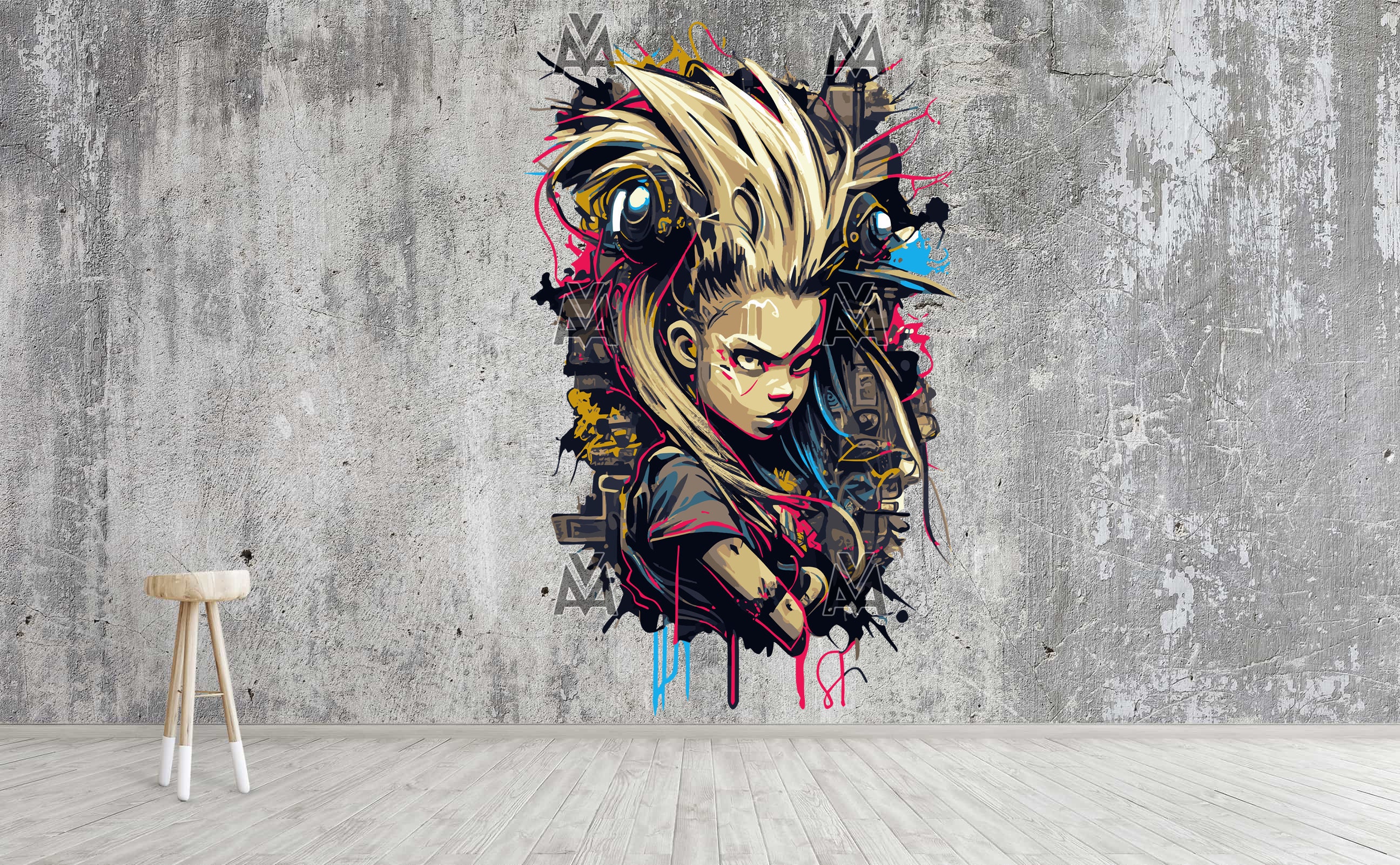 Punk Rock E-girl Influencer SVG Vector Graphic Artwork Clip Art DTG - Etsy