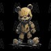 Scary Horror Teddybear Bear Plush Creepy Svg Dtg Vector Graphic ...