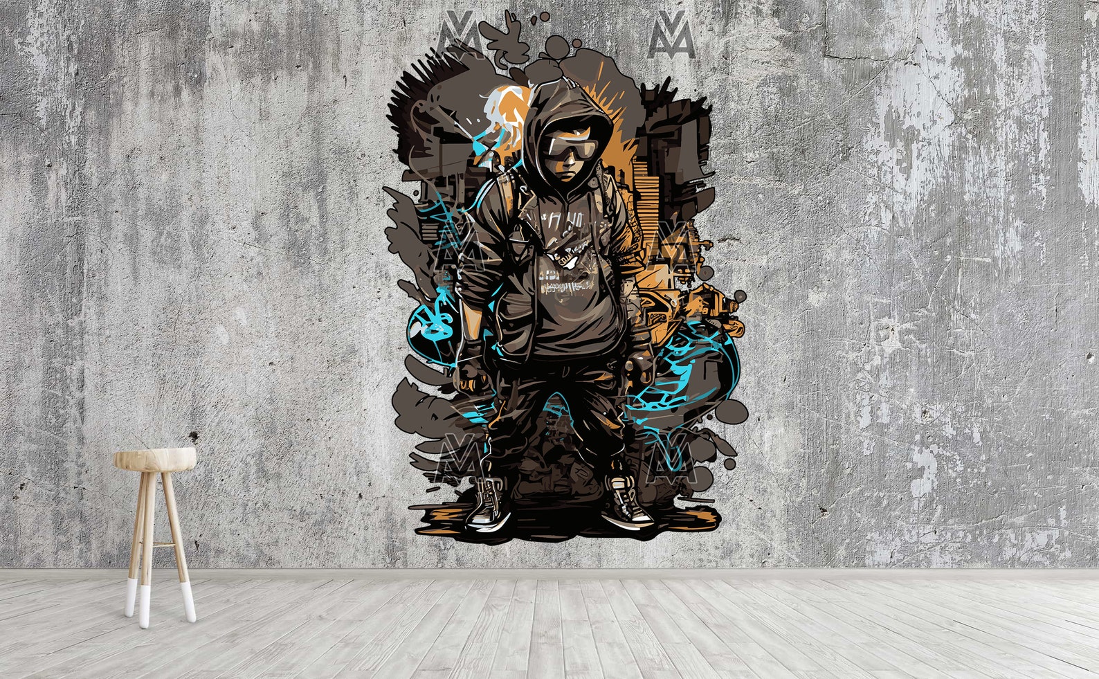 Hacker Kid Graffiti Street Art Svg Png Dtg Vector Art - Etsy