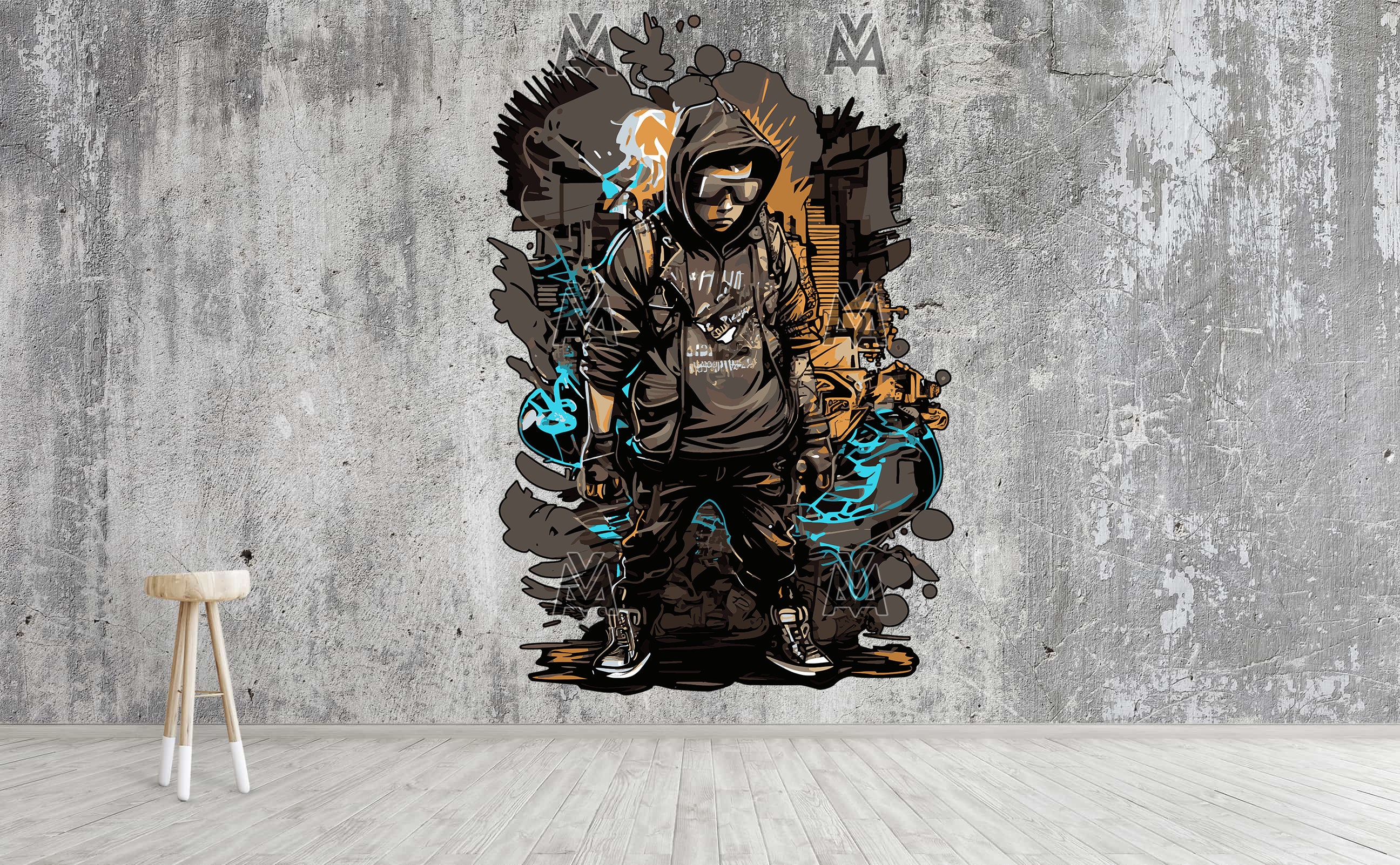 Hacker Kid Graffiti Street Art Svg Png Dtg Vector Art - Etsy