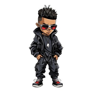 Gangsta Kid, Svg, Street, Urban Kid, Gang Kid, Gangster, Dope, Svg, Dtg ...