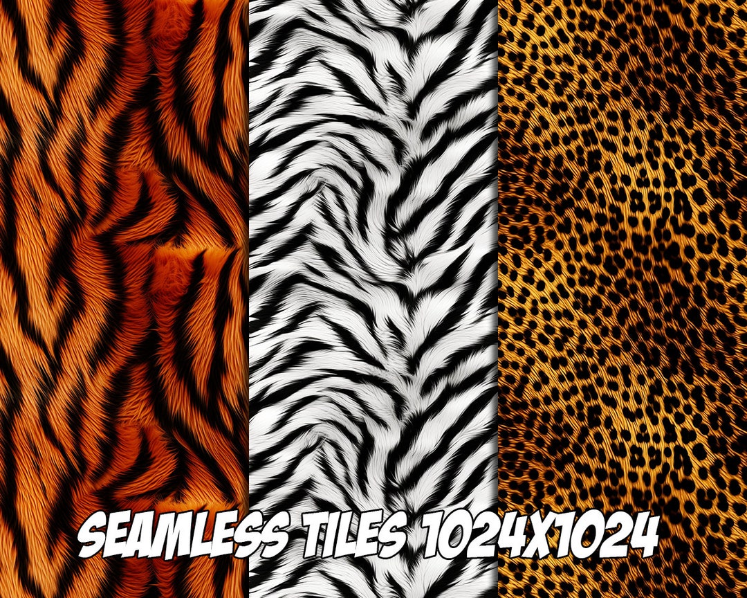 Animal Fur, Texture, Seamless, Tiles, Wallpaper, Tiger, Leopard ...