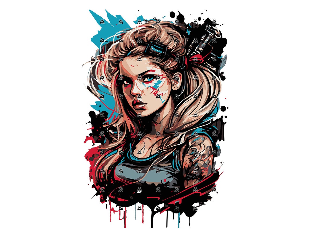 E-girl Png Svg Ultra High Resolution Vector Graphic Artwork Cartoon ...