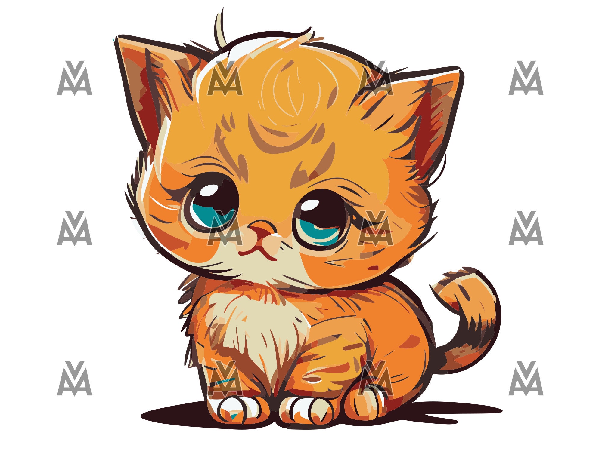 Kittens Design Bundle Svg Dtg Adorable Baby Cats Scalable Vector Art - Etsy