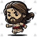 Adorable Cute Chibi Style Jesus Christ, PNG, SVG, Vector, T-shirt ...