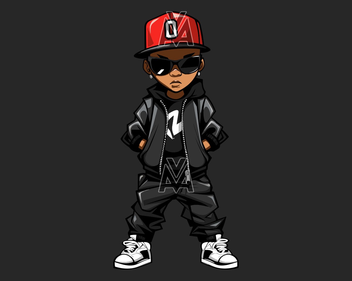 Gangsta Kid, Svg, Street, Urban Kid, Gang Kid, Gangster, Dope, Svg, Dtg ...