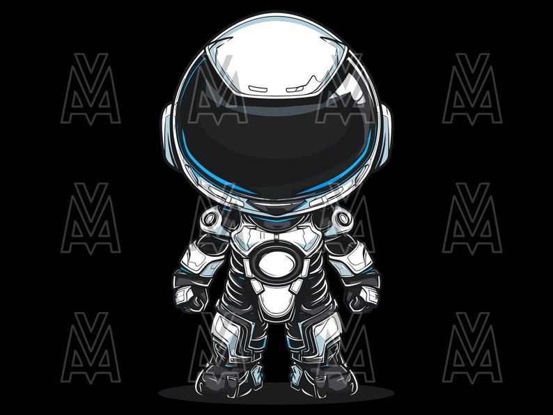 Astronaut Cute Spaceman Svg Scalable Vector Dtg Graphic Illustration - Etsy