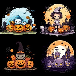Halloween Design Bundle Halloween Set Spooky Seasonal Fall Scalable ...