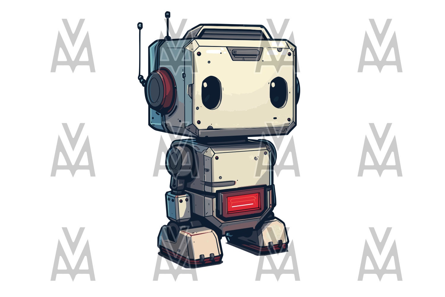 Cute Adorable Robot Svg Dtg Scalable Vector Graphic Clip Art Cute Robot ...