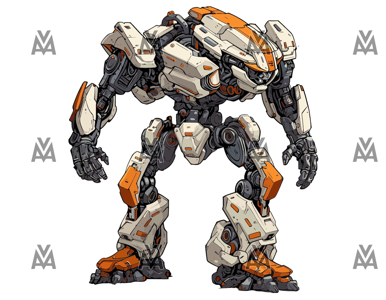 Mech Warrior Mech Robot Mechanical Battle Robot Military Robot Robot ...