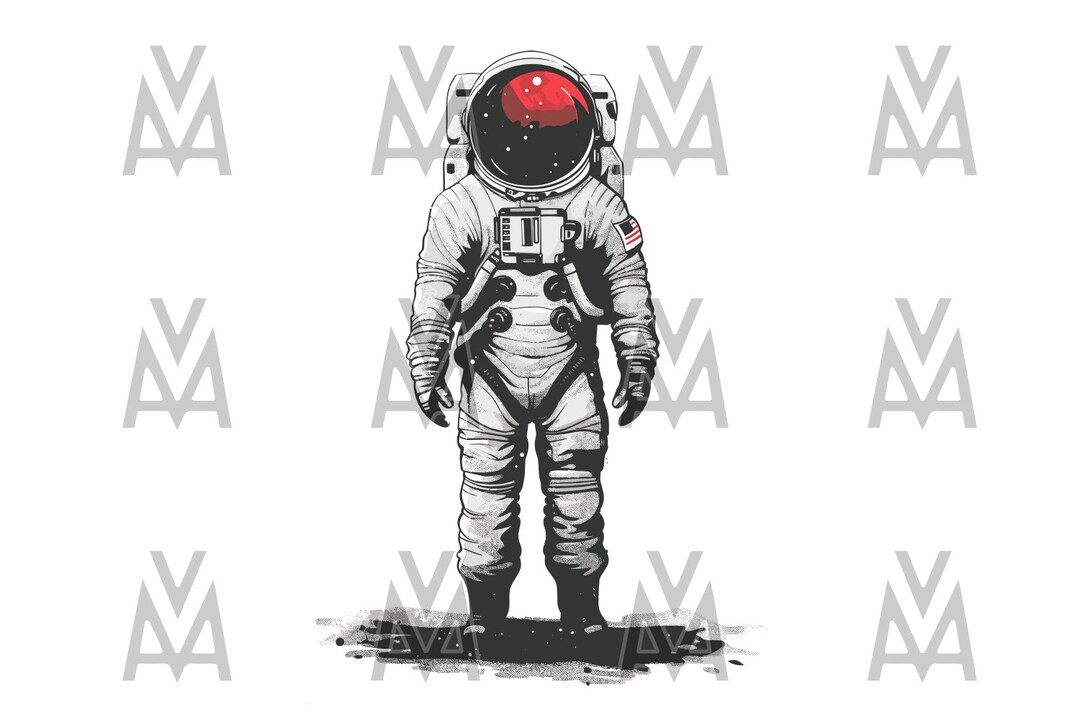 Astronaut Svg Dtg Spaceman Space Scalable Vector Illustration Graphic ...