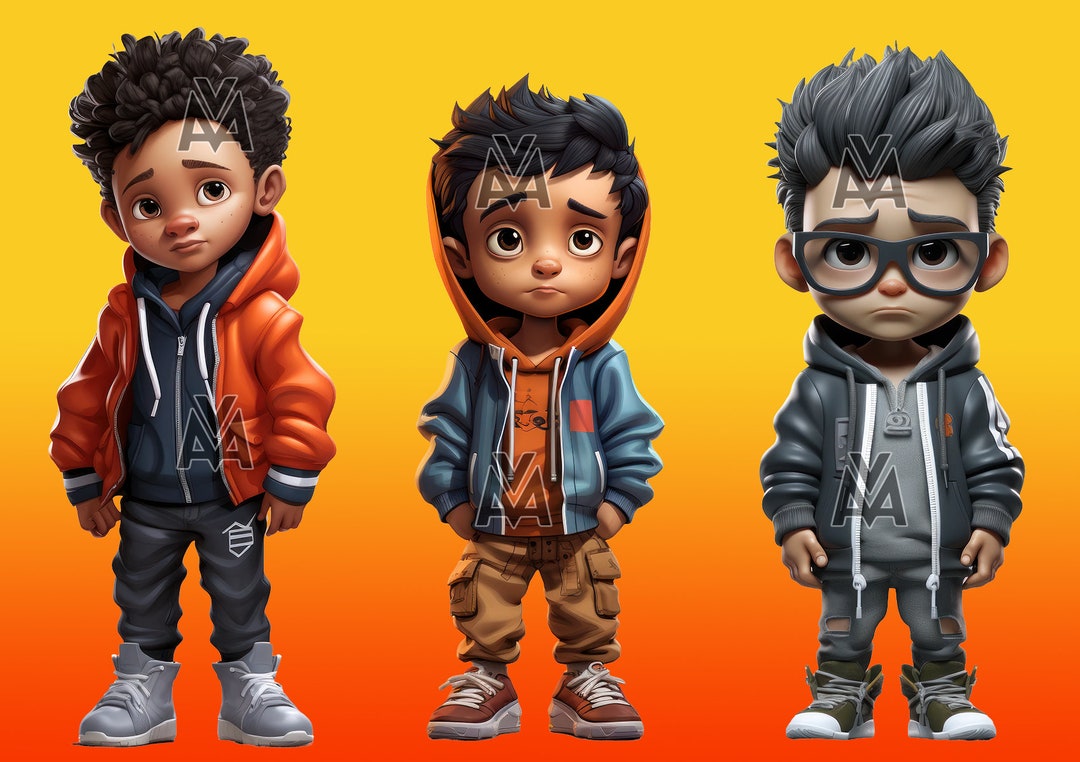 Street Kids, Boys From the Hood, Cute Hoodlums, Urban Boys Transparent ...