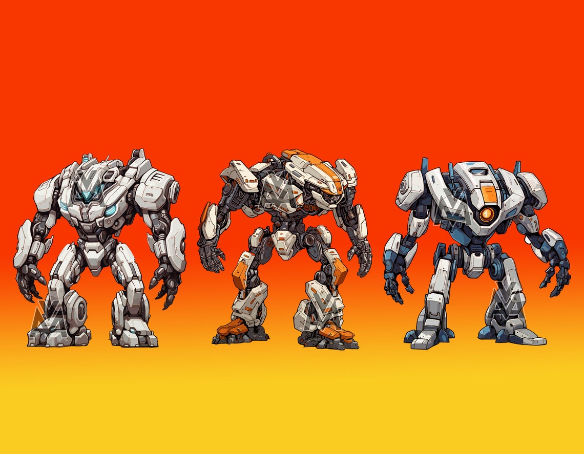 Mech Warrior Mech Robot Mechanical Battle Robot Military Robot Robot ...