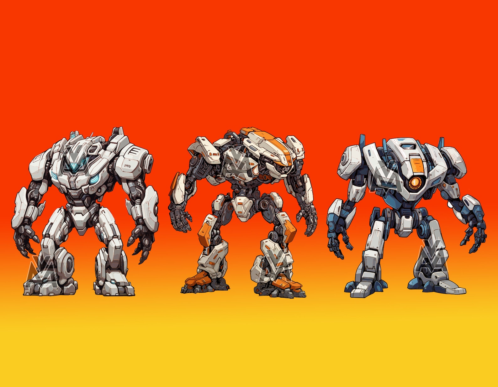 Mech Warrior Mech Robot Mechanical Battle Robot Military Robot Robot ...