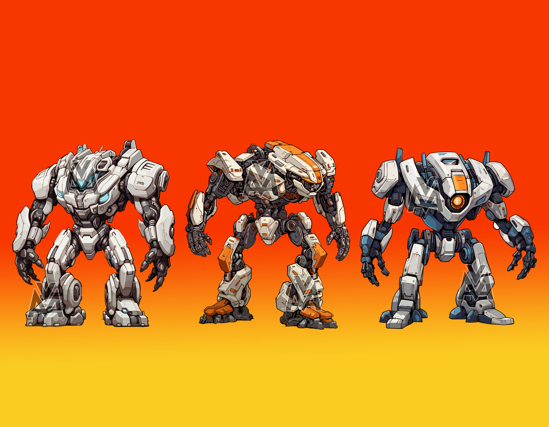 Mech Warrior Mech Robot Mechanical Battle Robot Military Robot Robot ...