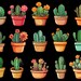 Cactus Cacti Design Bundle Design Pack Vector Svg Scalable Dtg ...
