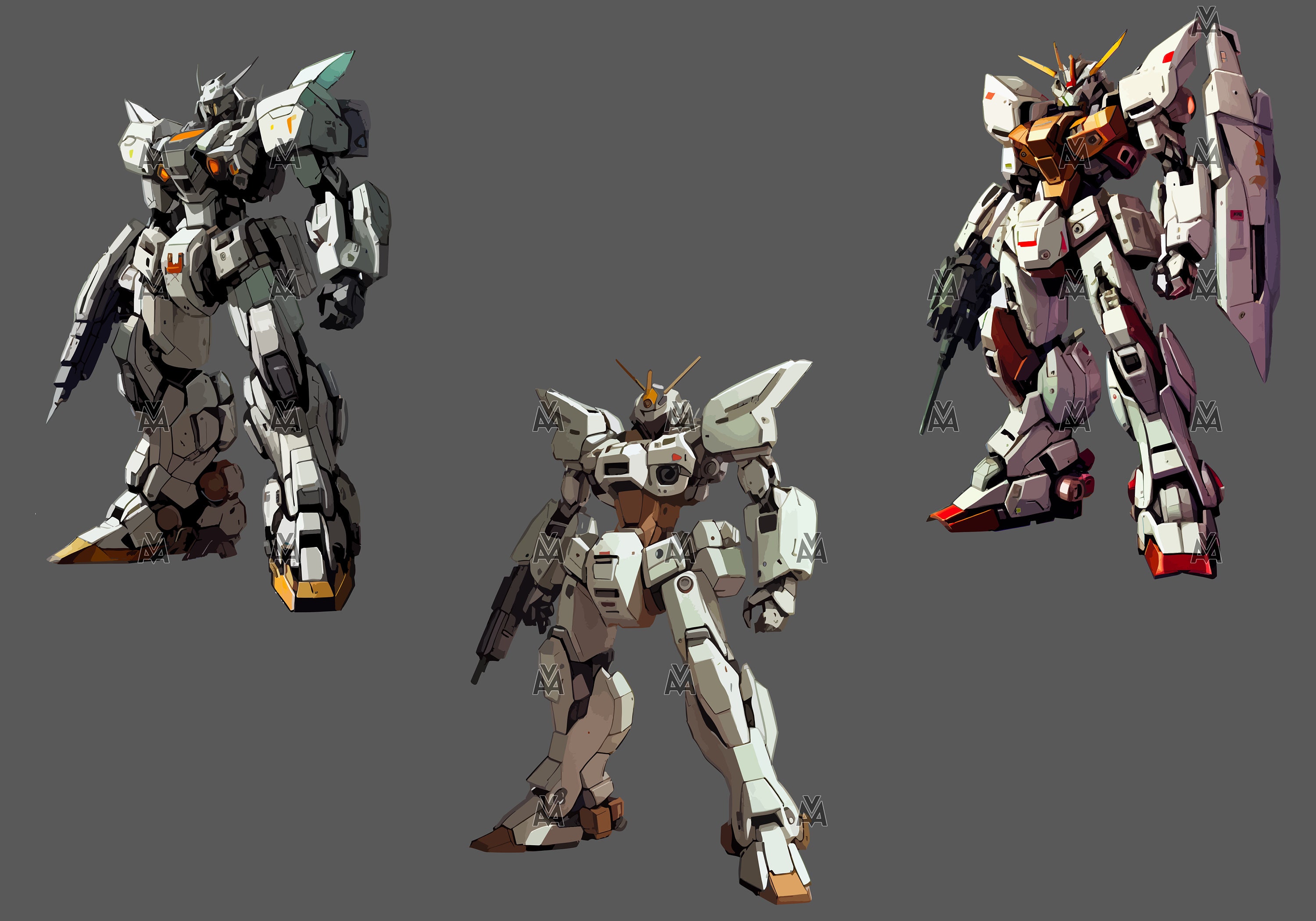 Mecha,svg,giant,robot,mech,warrior,svg,robot,fighter,vector,design ...