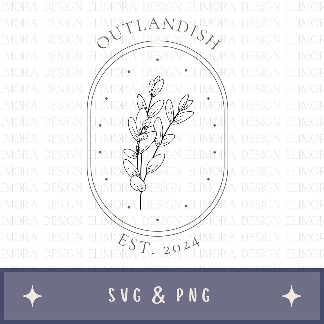 Outlandish EST. 2024 Plant Svg, Flower Svg, Flower Png. - Etsy