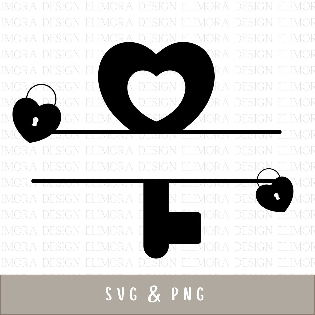 Heart Key Svg, Heart Locks Svg, Valentines Day Svg, Cute Valentines Day ...