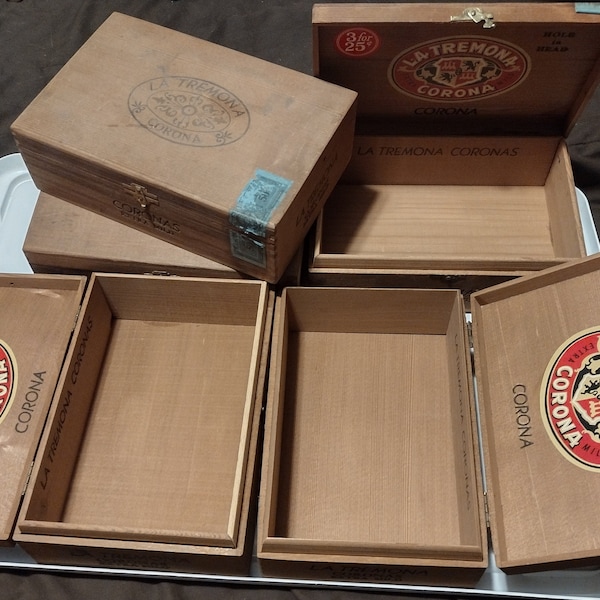 Decorated Cigar Box - Etsy
