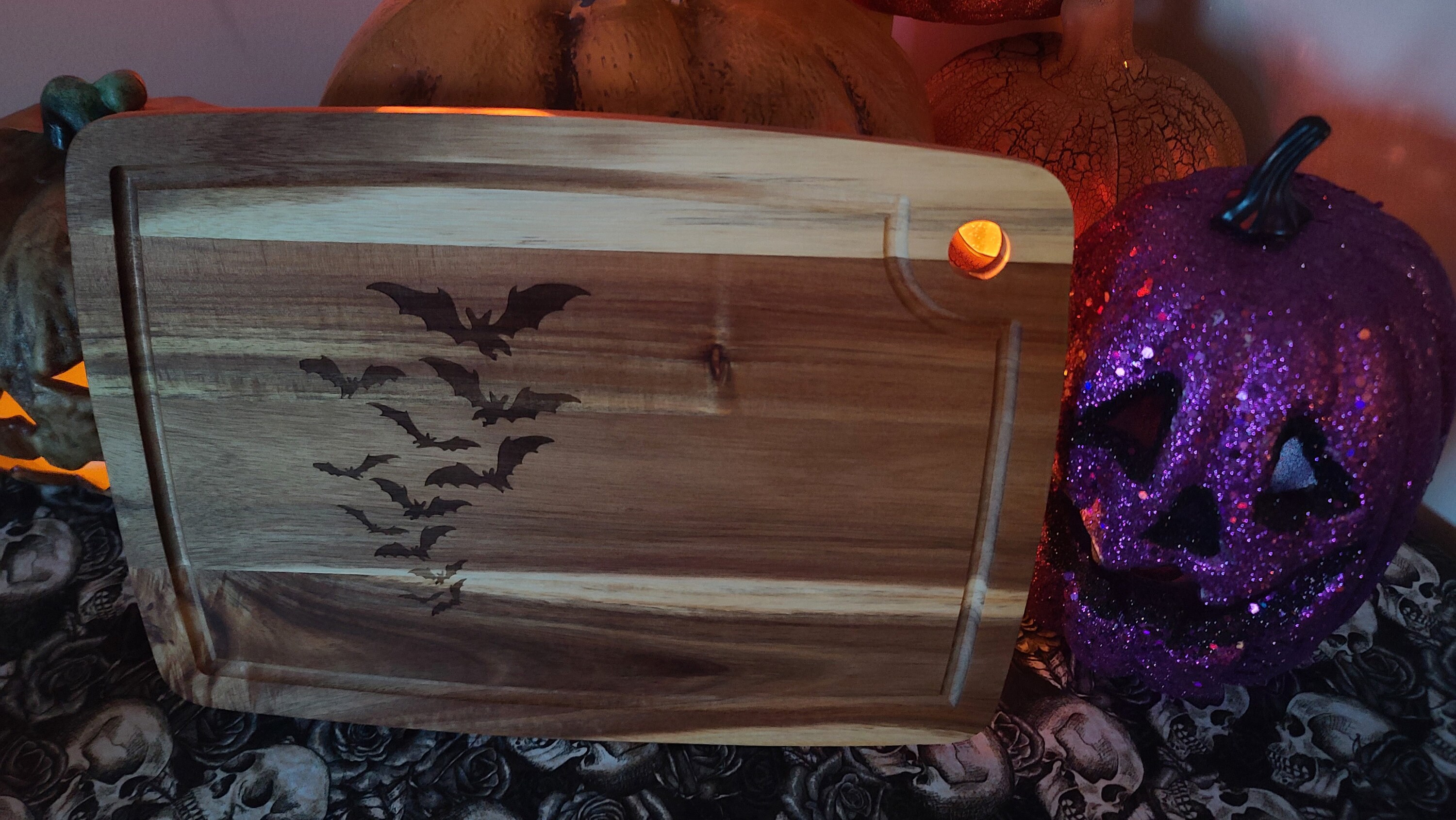 Bat Cutting Board - Etsy