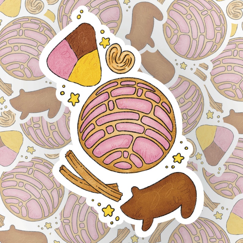 Pan Dulce A Tasty Vinyl Sticker - Etsy