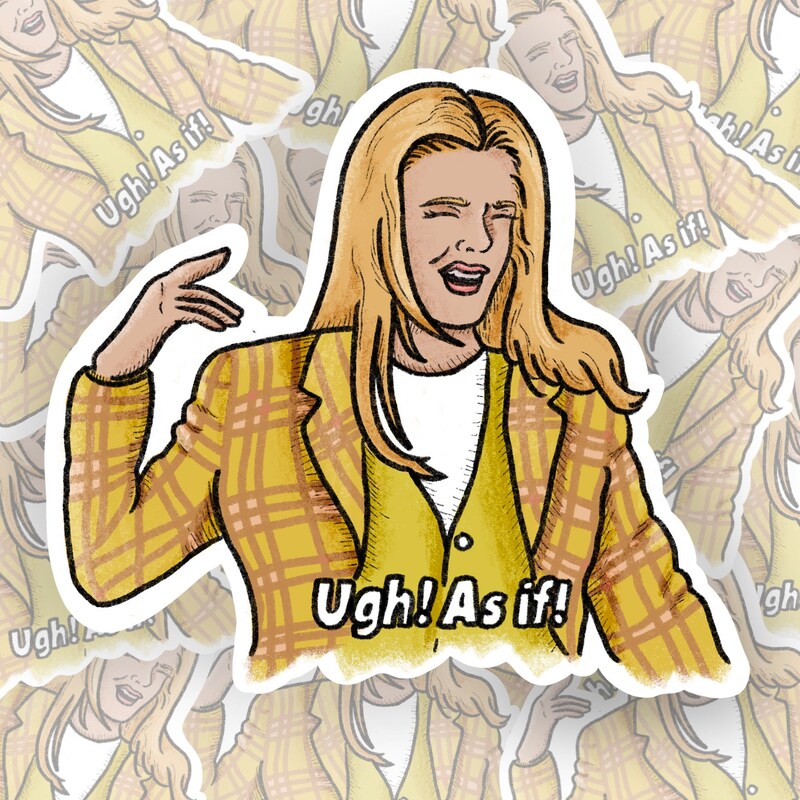 Clueless Laptop Stickers - Etsy