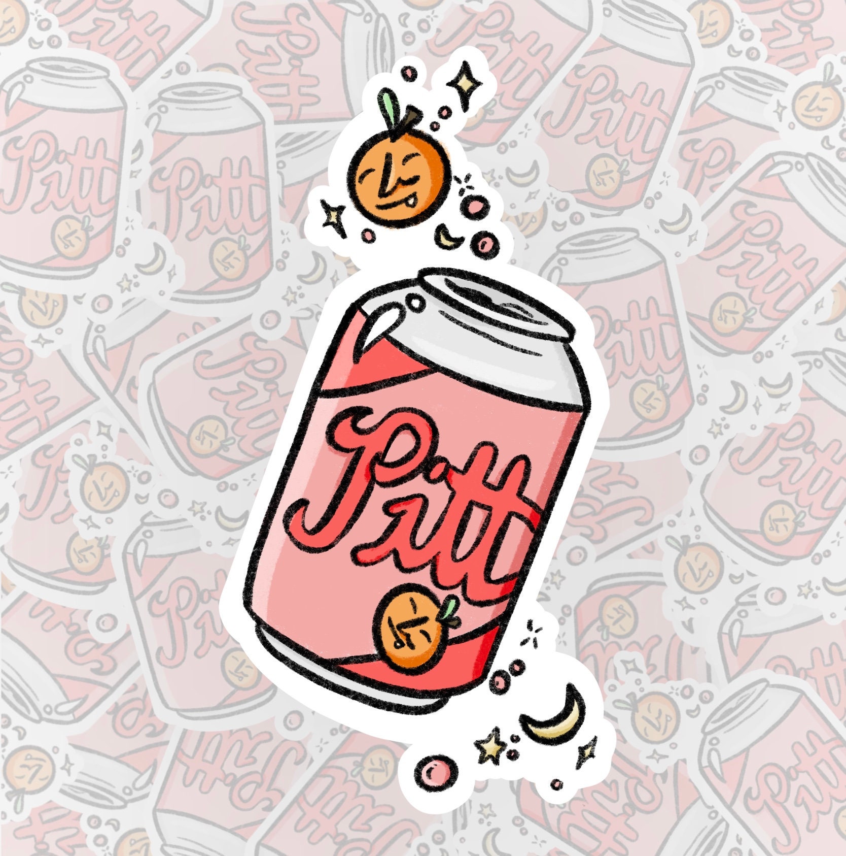 Pitt Cola A Gravity Falls Vinyl Sticker - Etsy