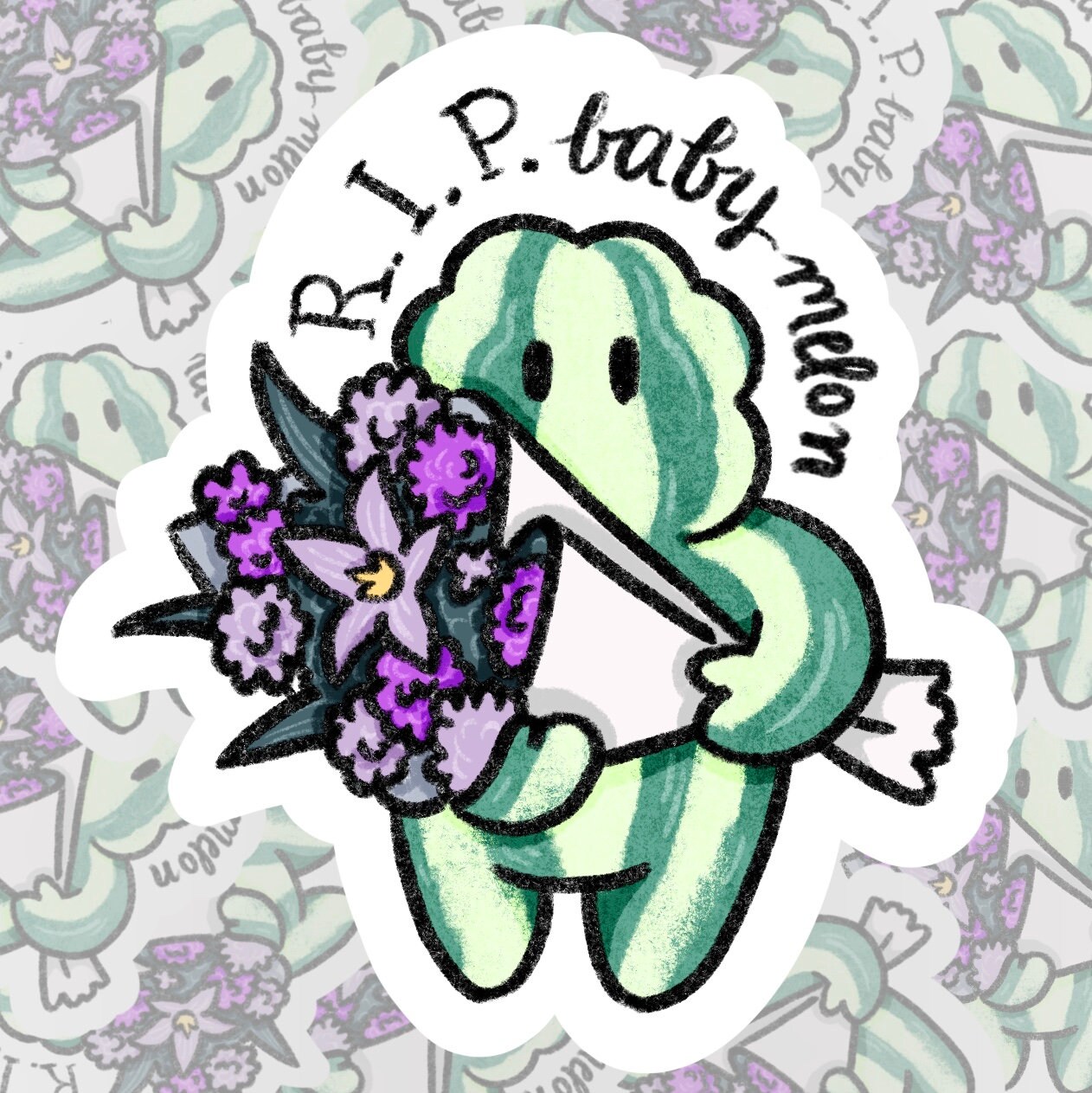 Baby Melon A Steven Universe Vinyl Sticker - Etsy