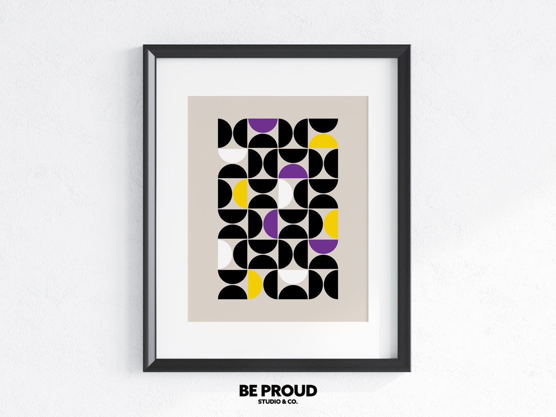 LGBTQ Art Print Pride Wall Art Intergender Art Modern Minimalist Art ...