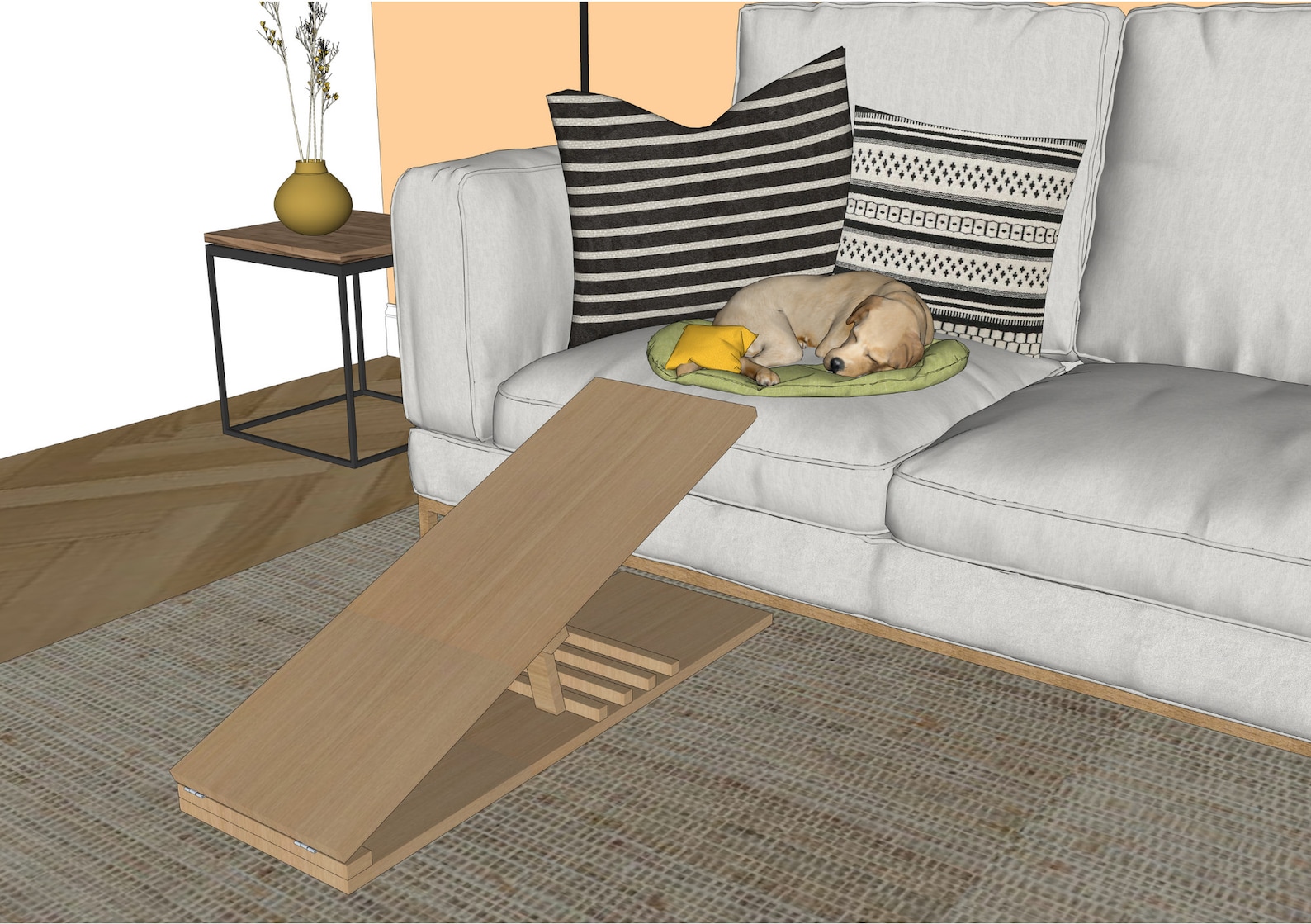 Dog Ramp Plan | Pet Ramp Project | Adjustable Animal Ramp | Cat Ramp ...