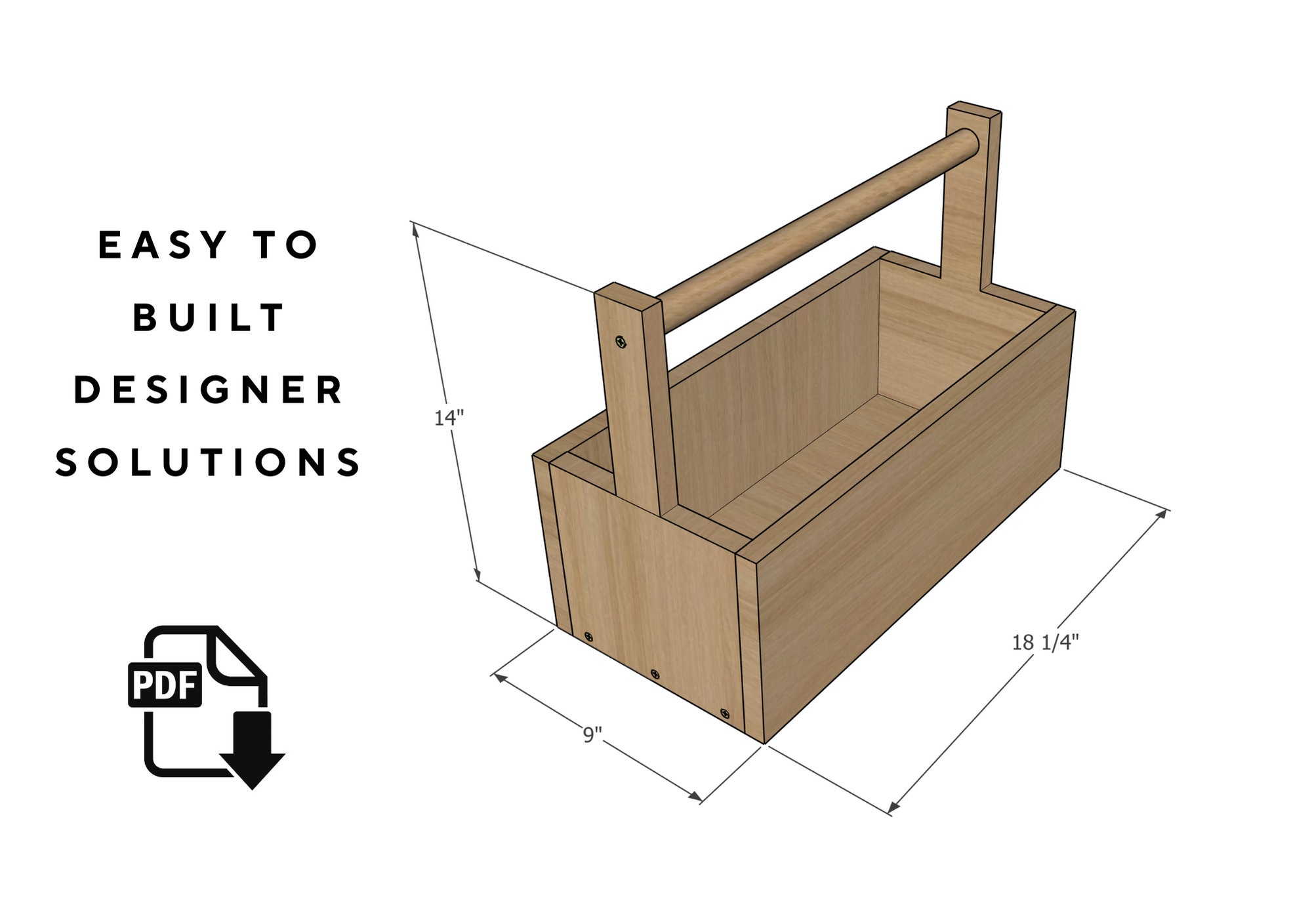 Wooden Tool Box Plans DIY, Tool Box Kit,toy Tool Box for Wood Working ...