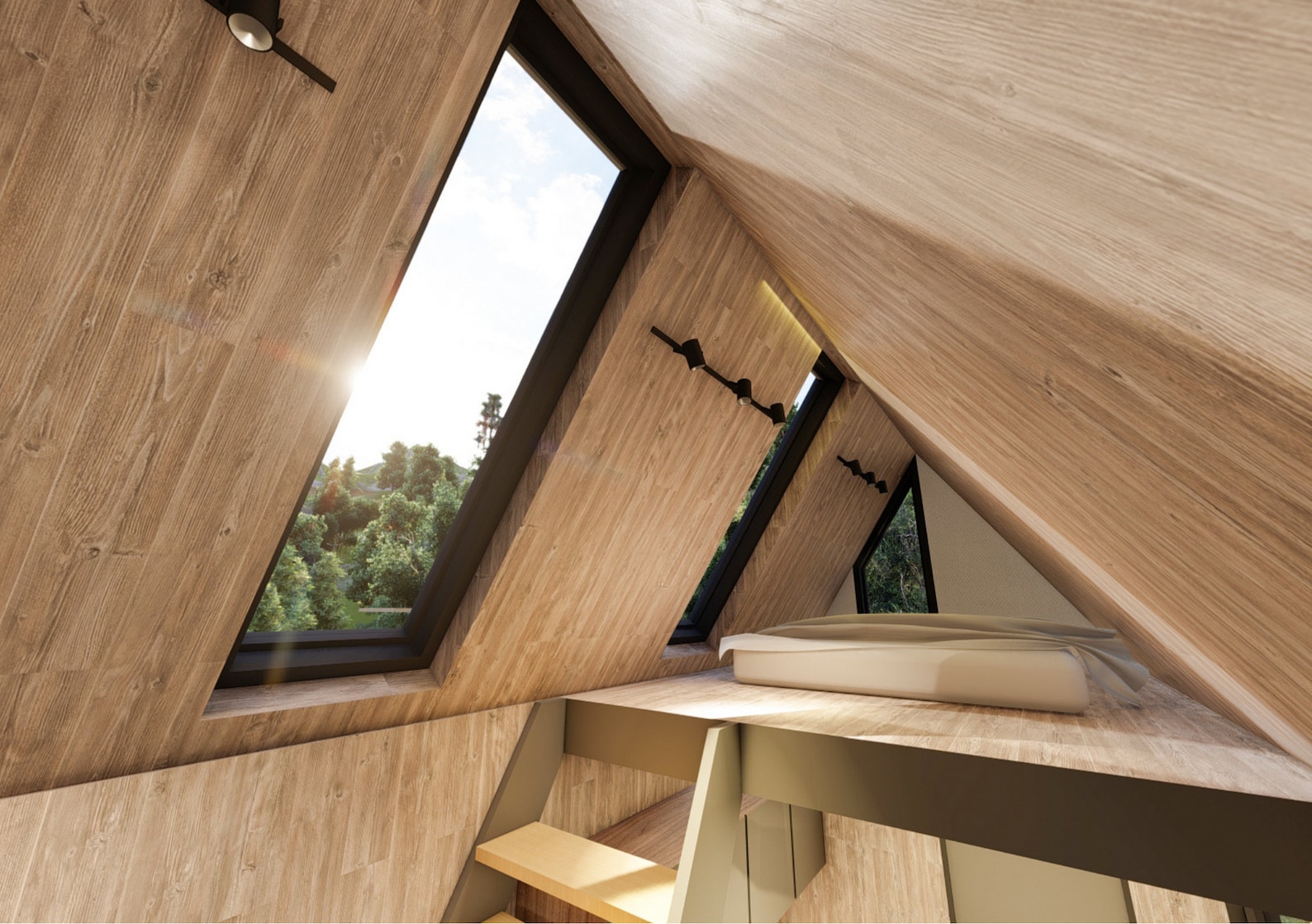 Tiny House Plans 20x8, Small Cabin Floor Plans With Loft. Airbnb House ...